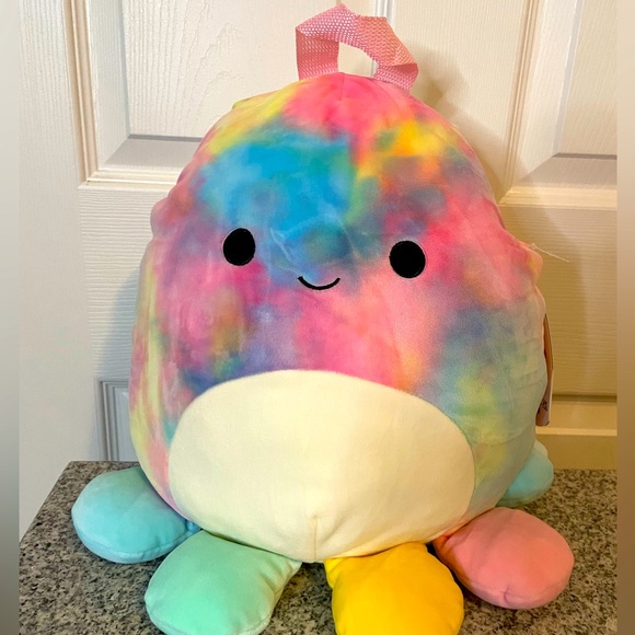 Squishmallows | Toys | Nwt 2 Opal The Octopus Squishmallow Backpack ...